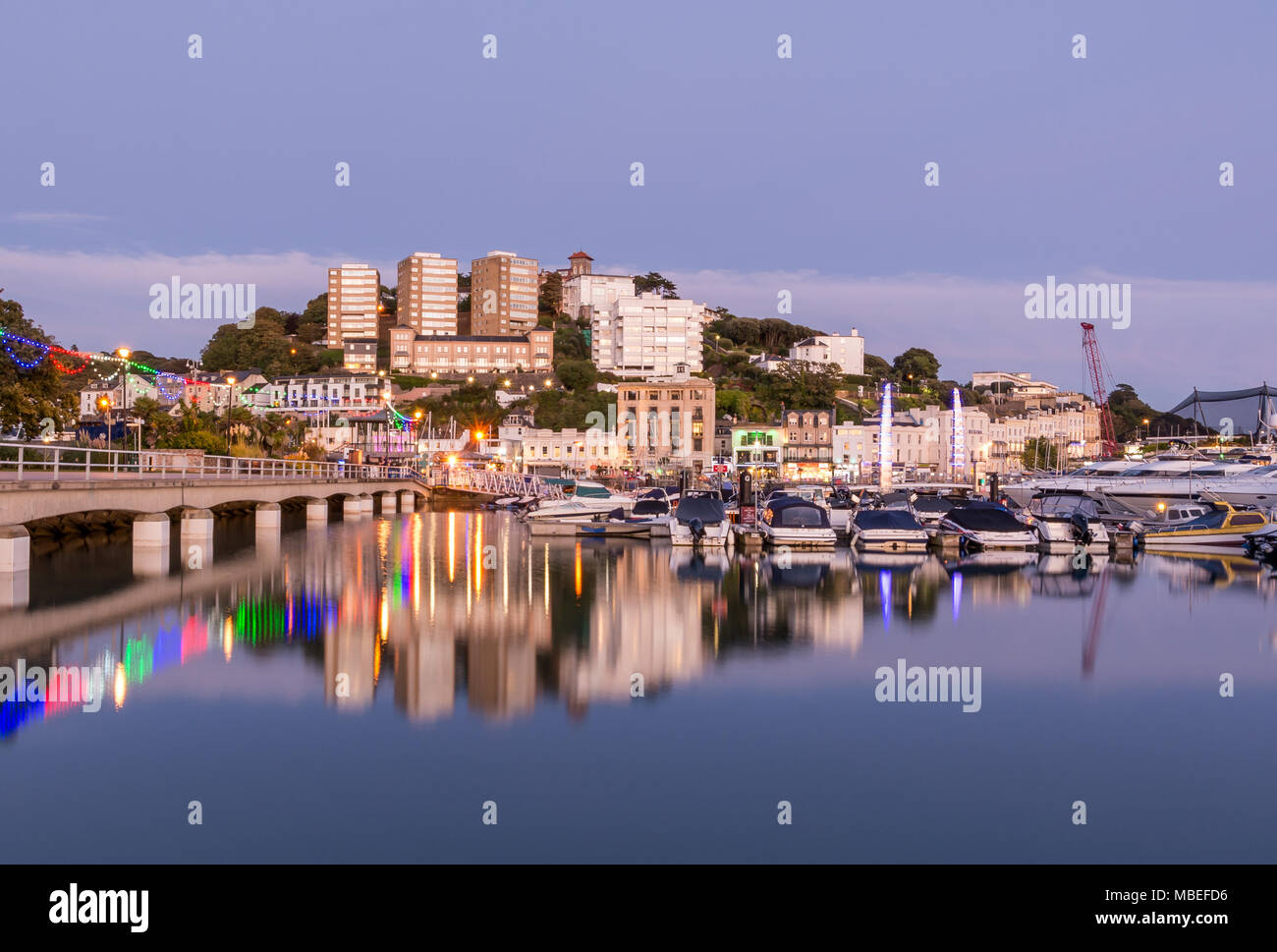 Torquay harbour reflections hi-res stock photography and images - Alamy