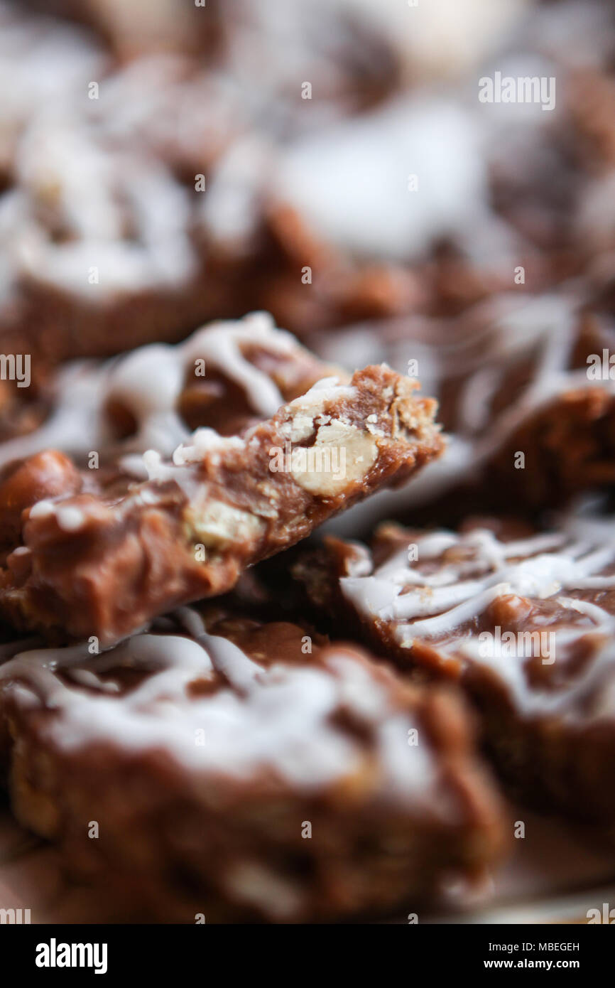 Oat bar drizzle hi-res stock photography and images - Alamy