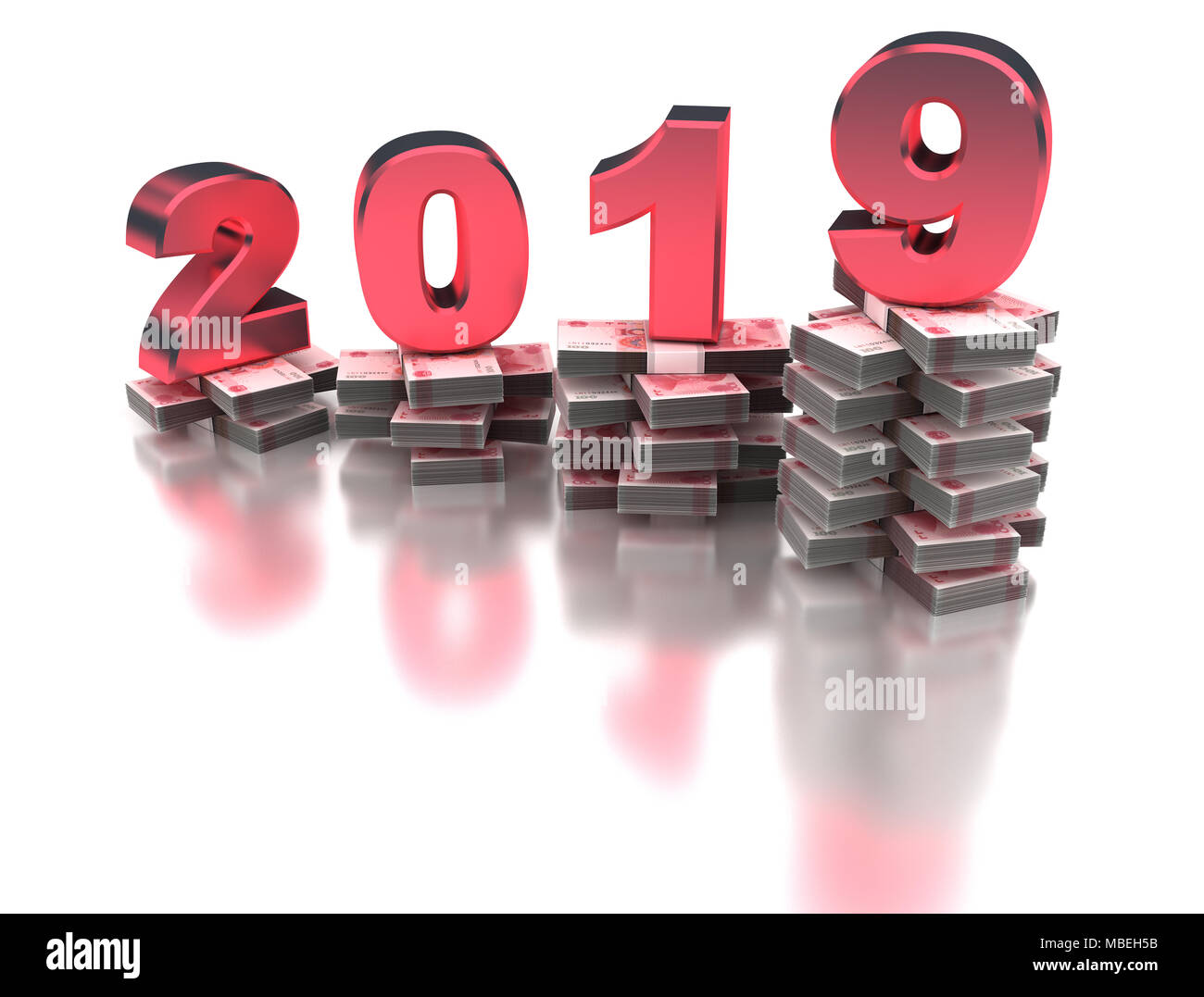 Growing China Economy 2019 (isolated on white background Stock Photo ...