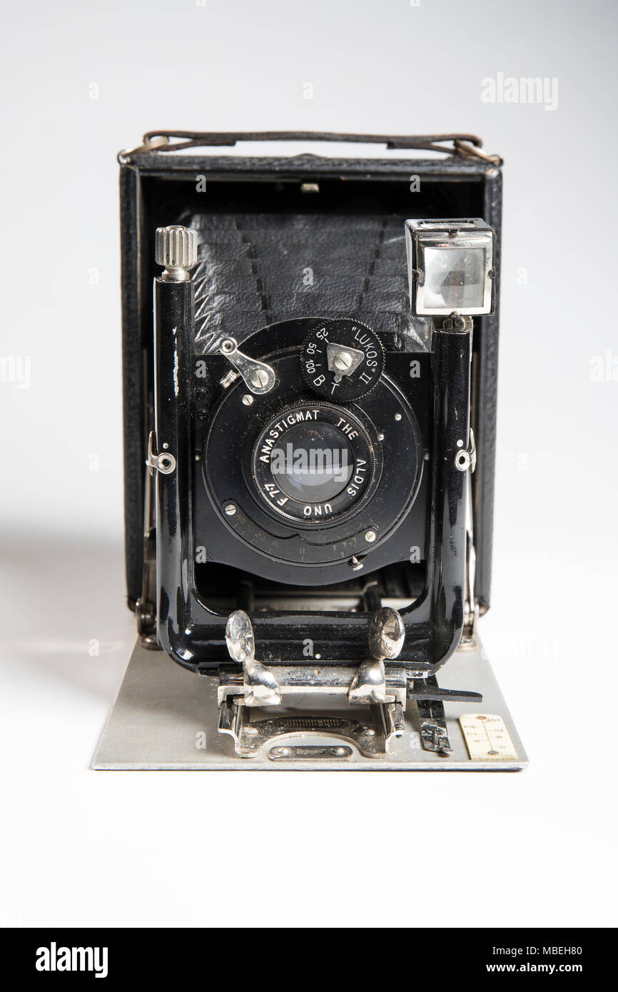 "The Aldis" Antique plate camera from the 1920's Stock Photo - Alamy