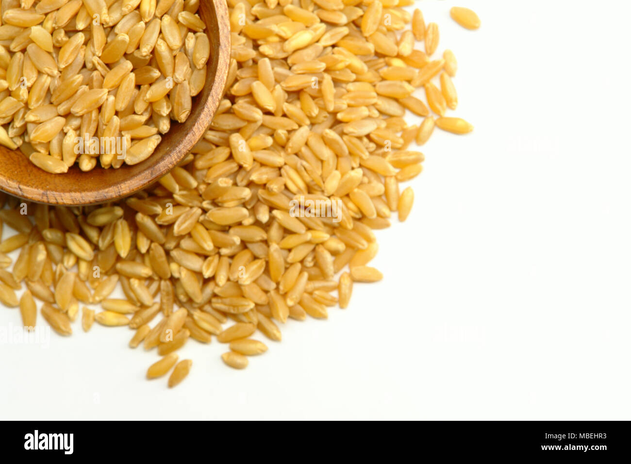Wheat on white hi-res stock photography and images - Alamy