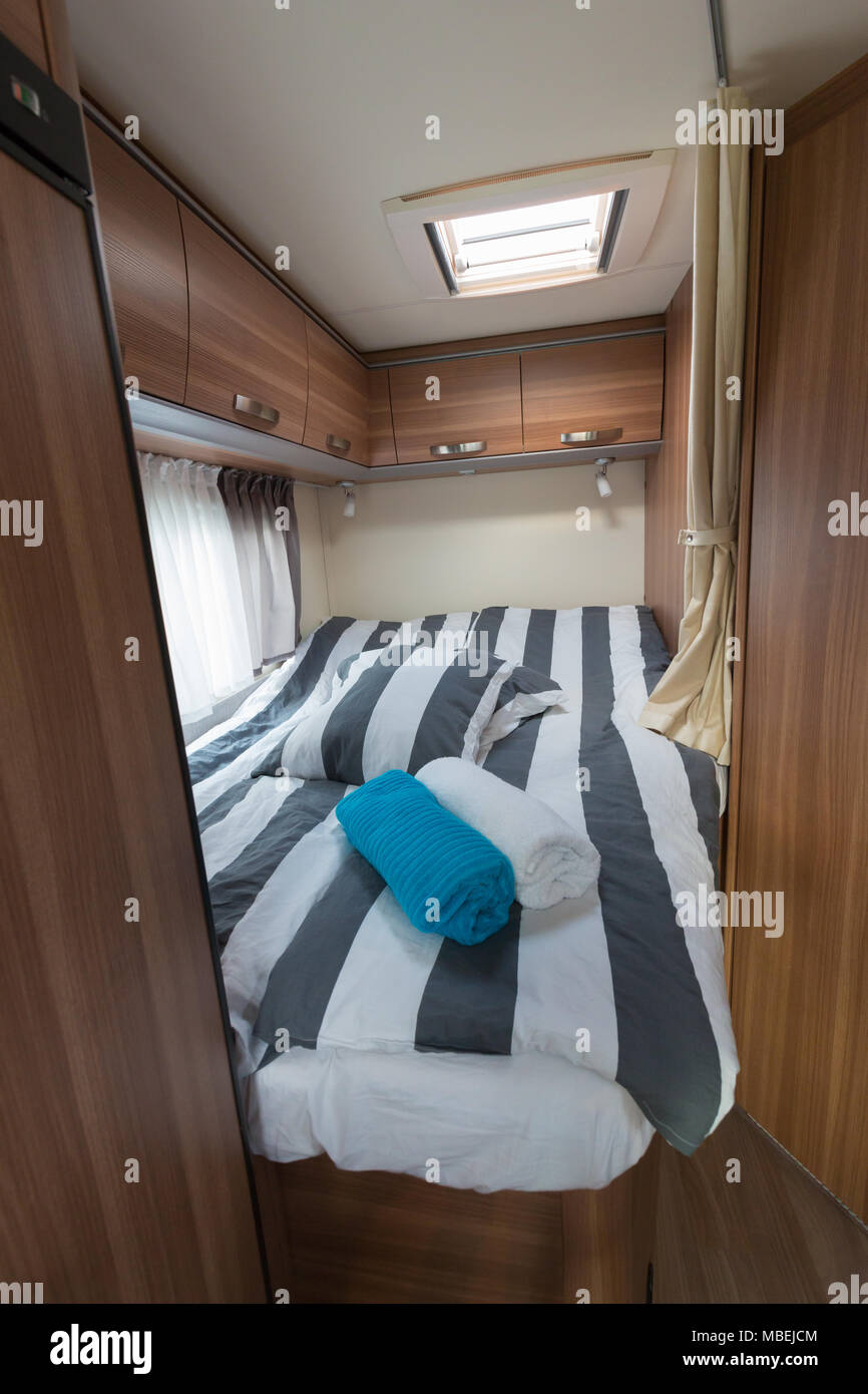 Inside view of an modern RV Stock Photo - Alamy