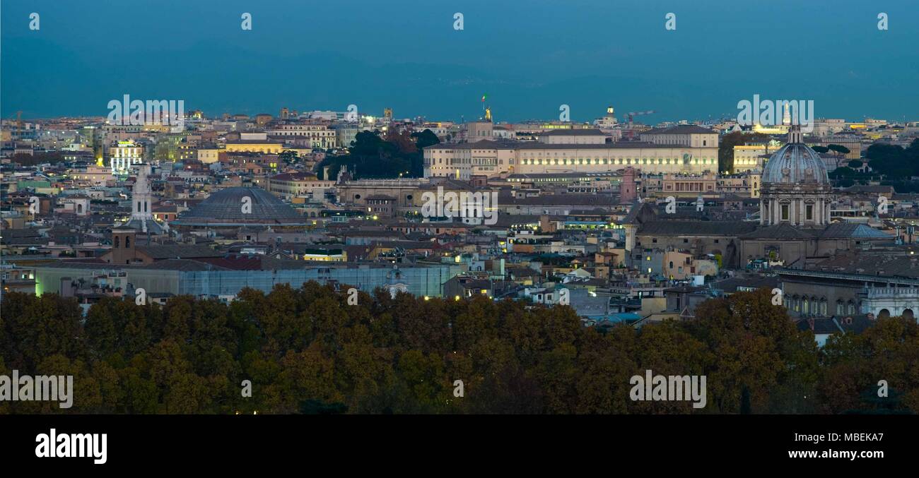 Janiculum hills hi-res stock photography and images - Alamy
