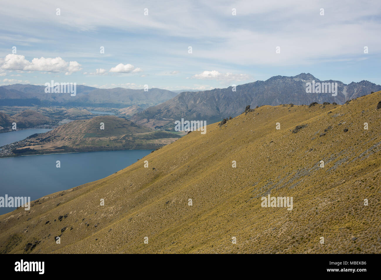 The Remarkables mountain range, in Queenstown, New Zealand, on 18 ...