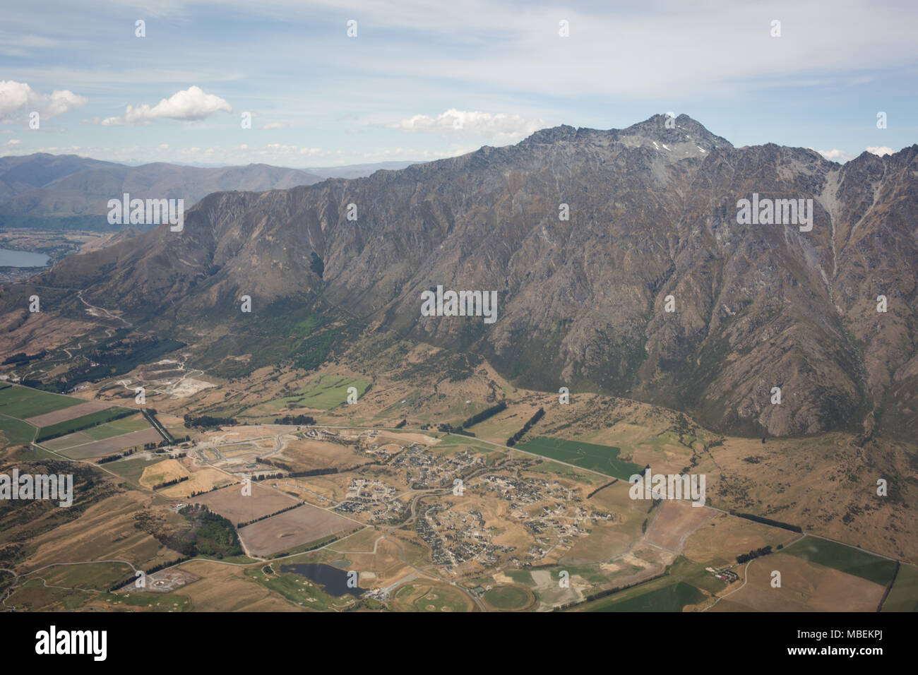 The Remarkables mountain range, in Queenstown, New Zealand, on 18 ...