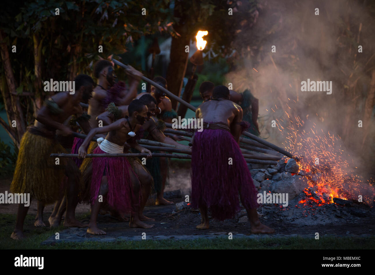 Fire walking fiji hi-res stock photography and images - Alamy