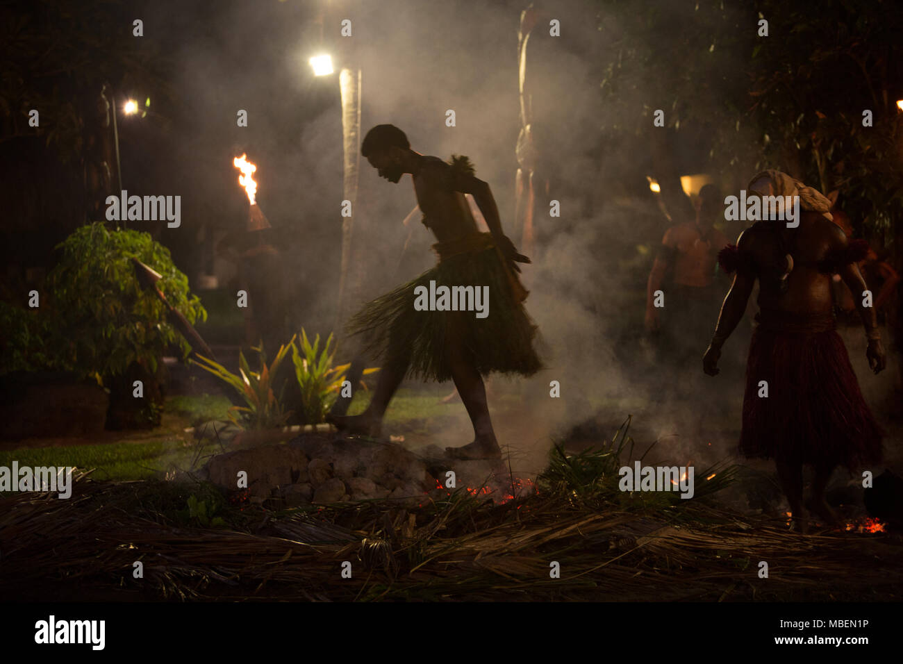 Fire walking fiji hi-res stock photography and images - Alamy