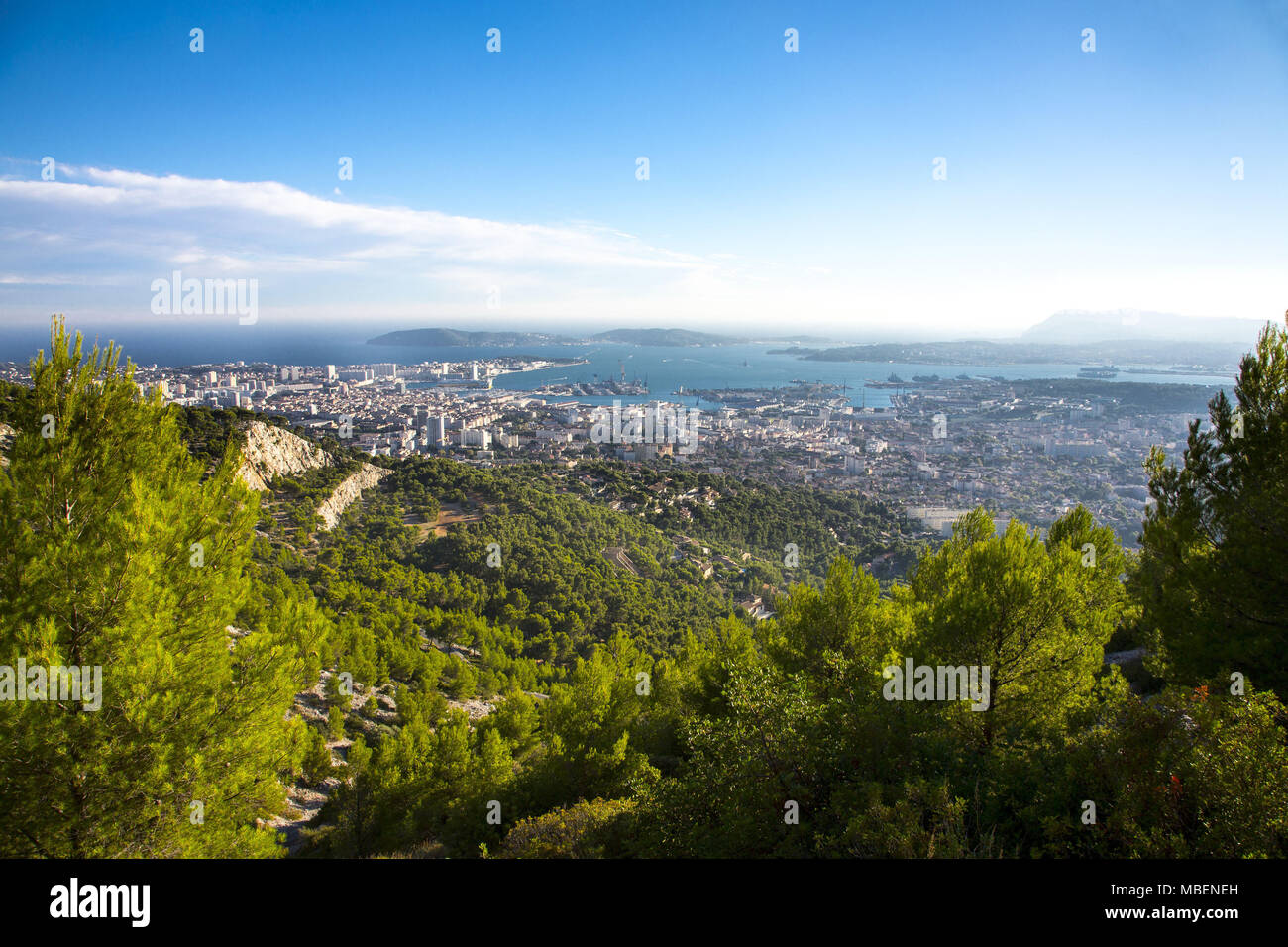 Toulon (south-eastern France): overview of the city and the natural ...