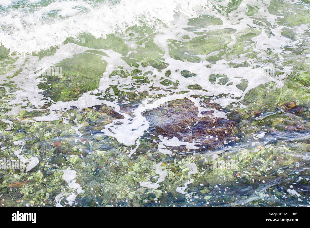 Water shapes and textures - wave pattern, gentle wind ripples the ...