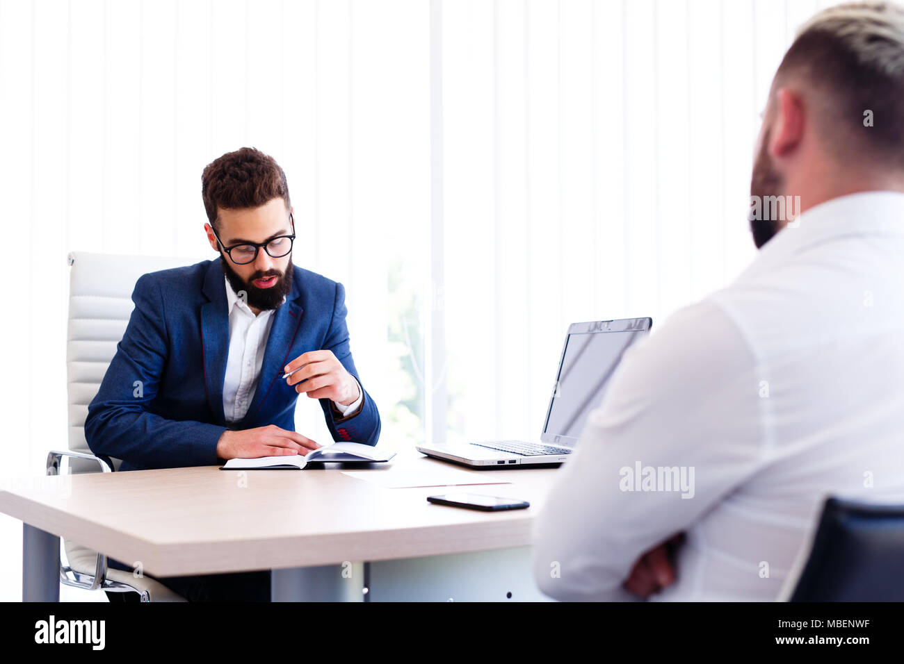 Interview for job Stock Photo - Alamy