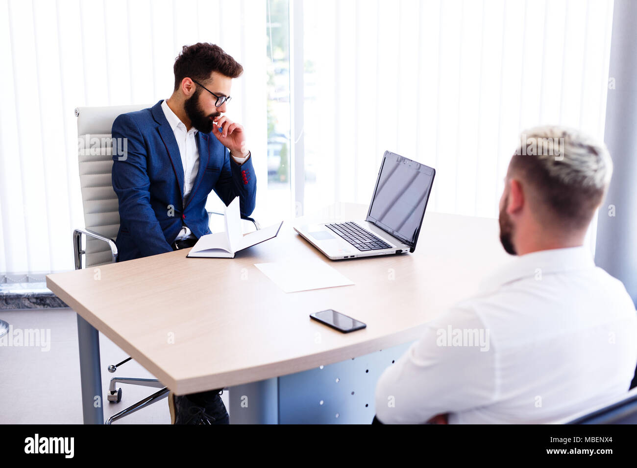 Interview for job Stock Photo - Alamy