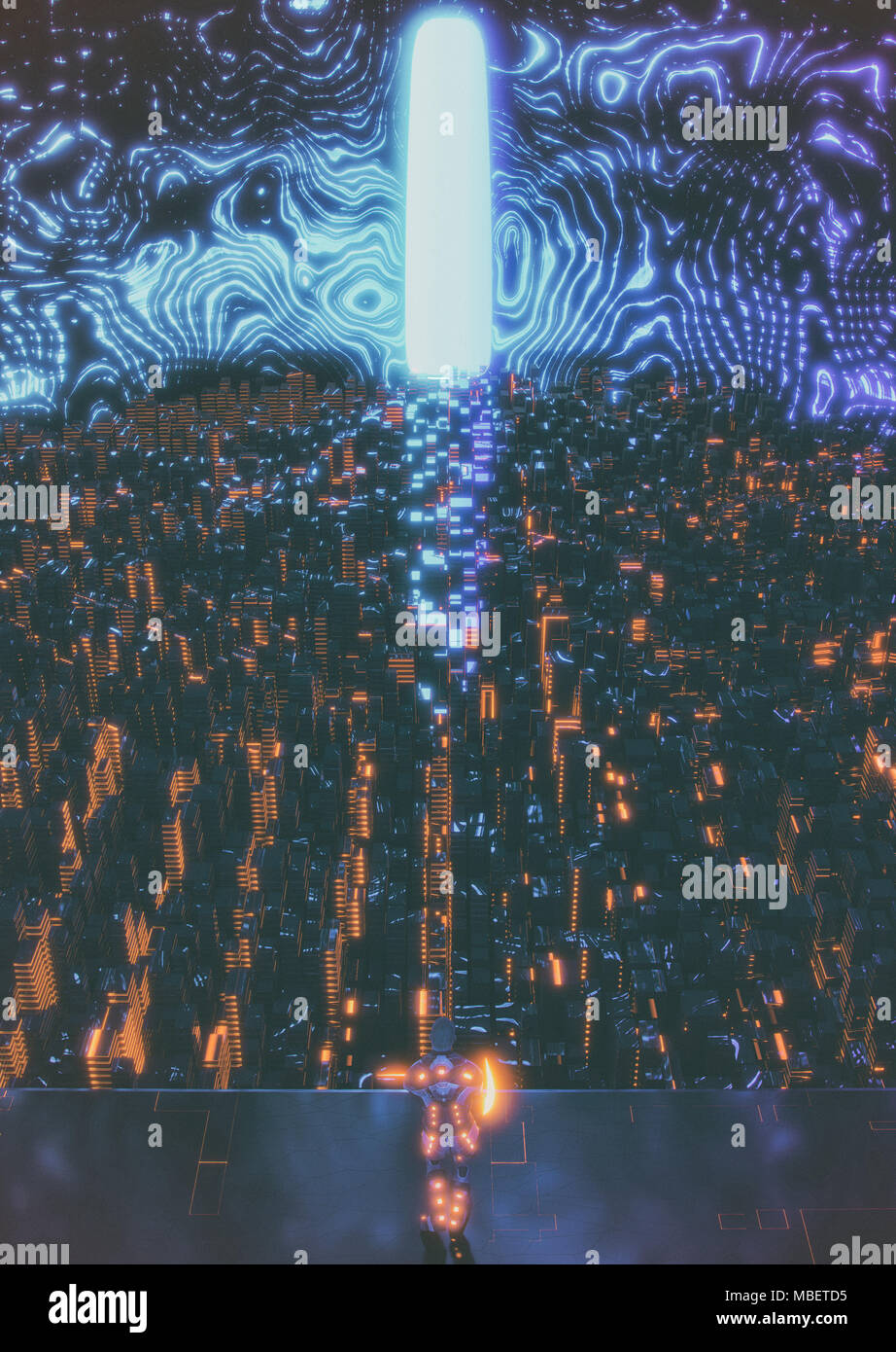 Alien City Concept Art High Resolution Stock Photography and Images - Alamy