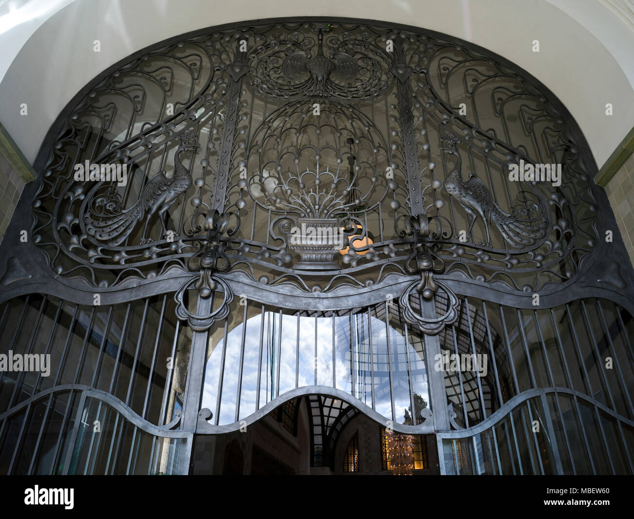 Wrought iron gate gated gates hi-res stock photography and images - Alamy