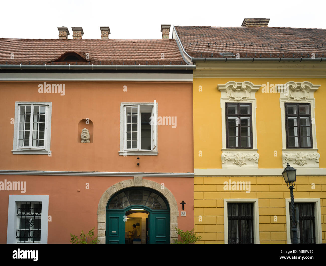 Budapest castle district houses hi-res stock photography and images - Alamy