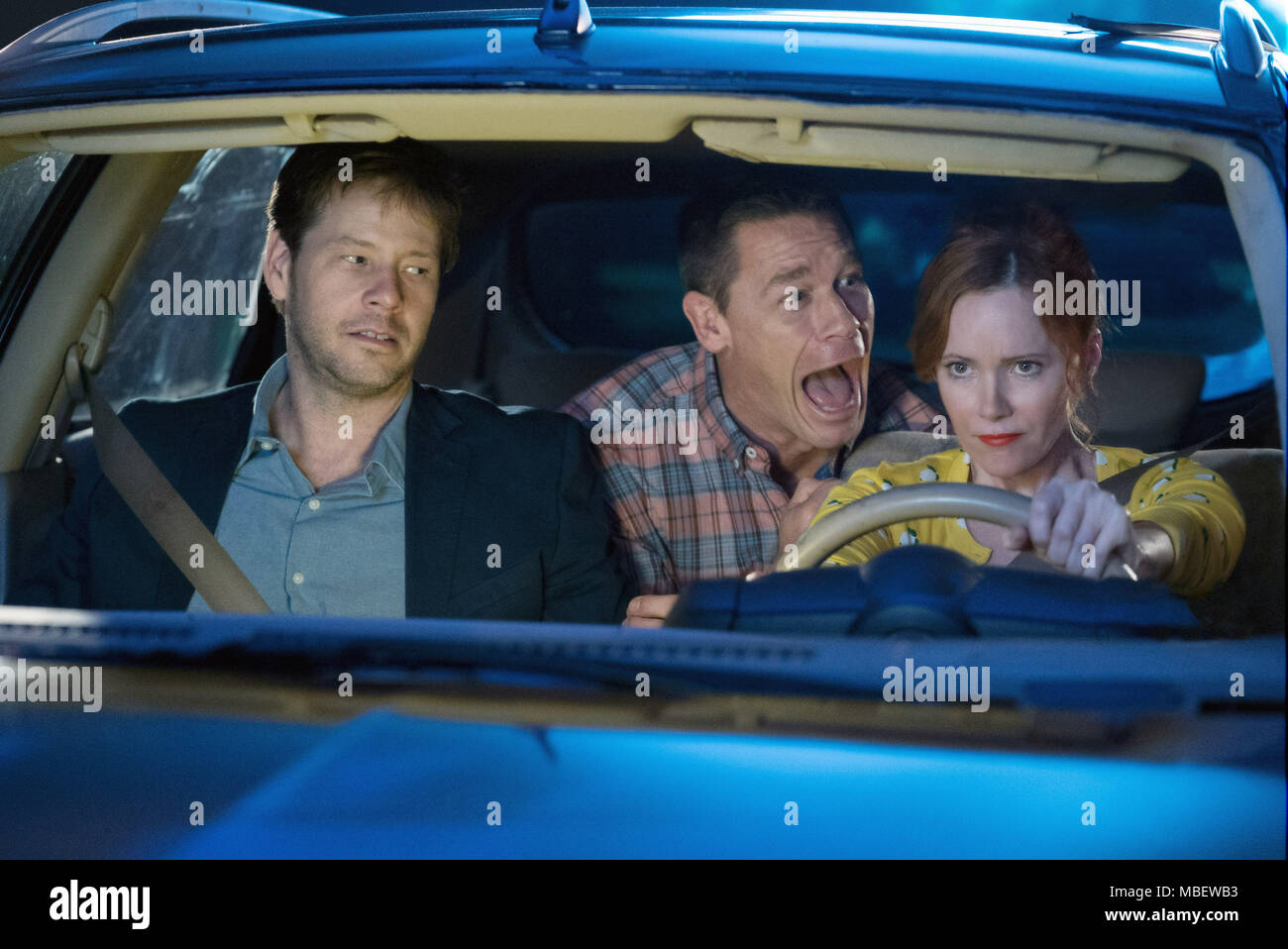 BLOCKERS, l-r: Ike Barinholtz, John Cena, Leslie Mann, 2018. ph ...