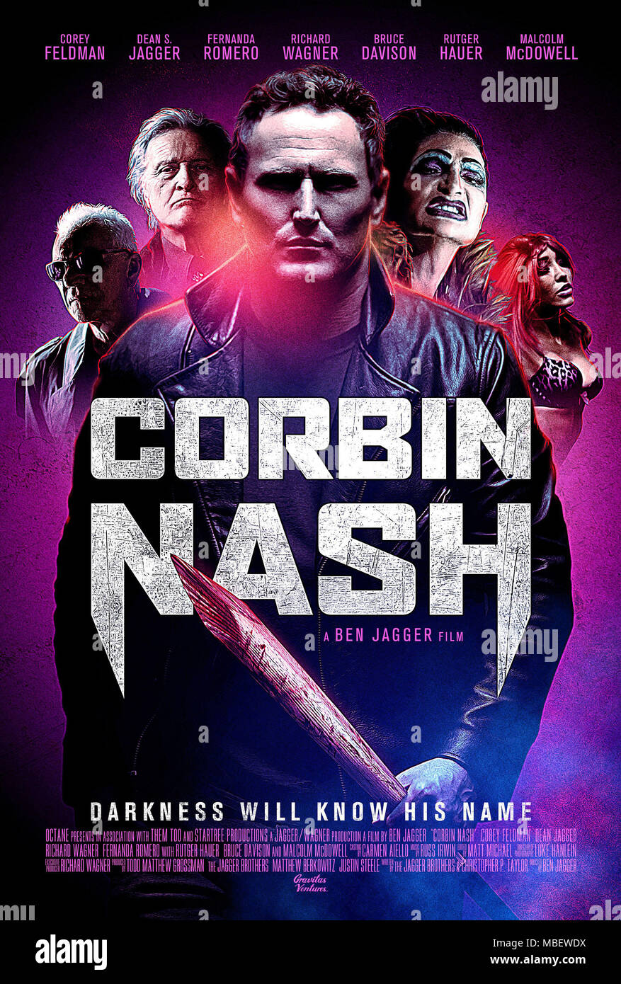 CORBIN NASH, US poster, Malcolm McDowell, Rutger Hauer, Dean S. Jagger ...