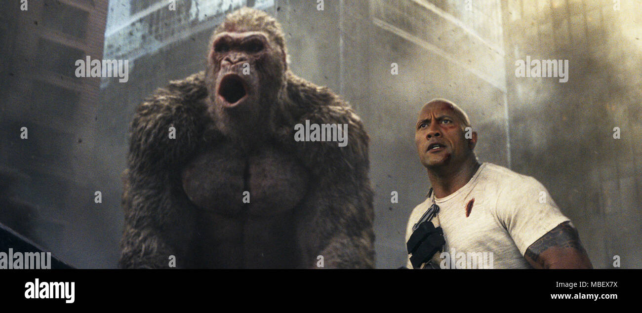 RAMPAGE, Dwayne Johnson, 2018. © Warner Bros. /Courtesy Everett ...