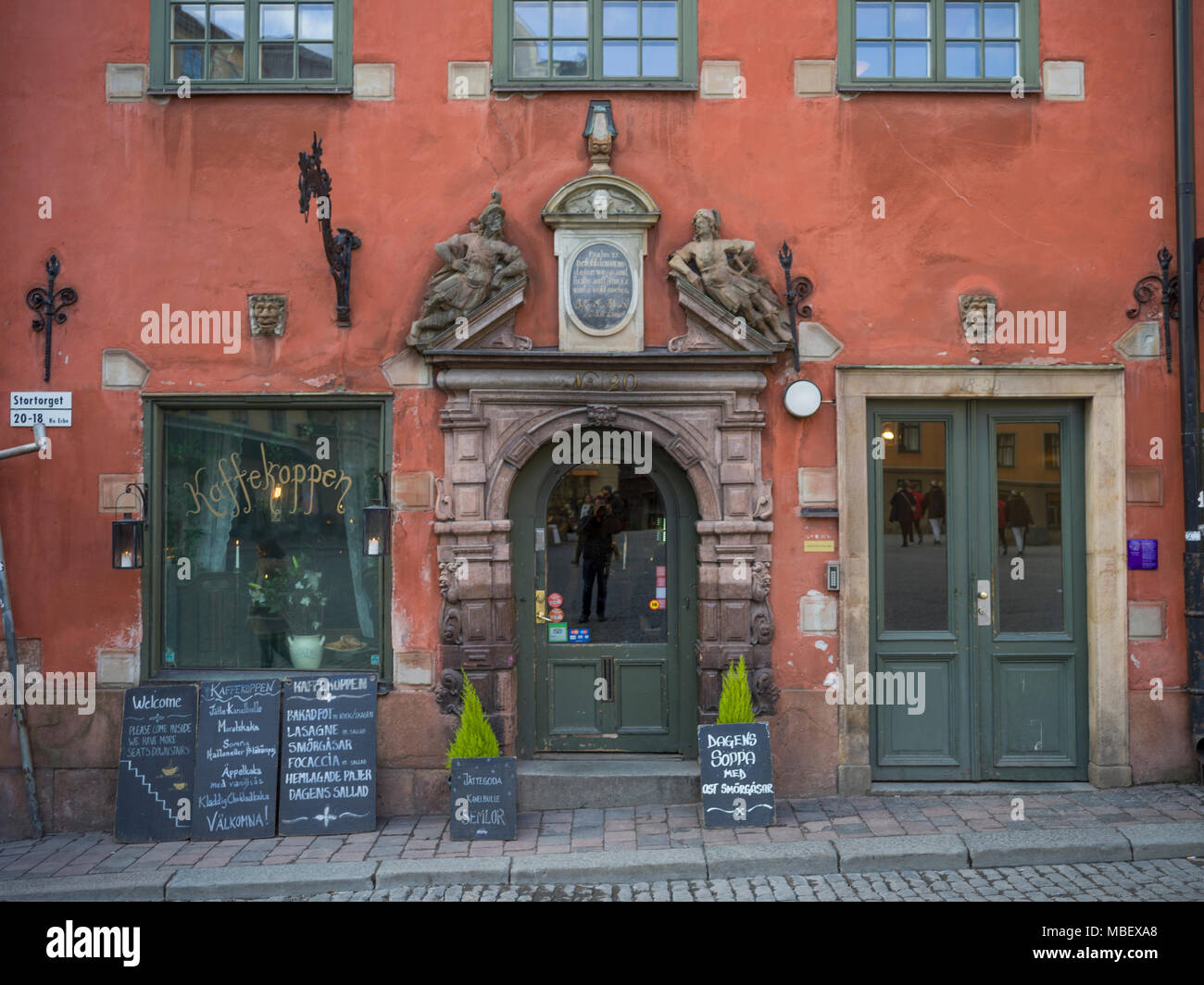 Facade of store, Gamla Stan, Stockholm, Sweden Stock Photo - Alamy