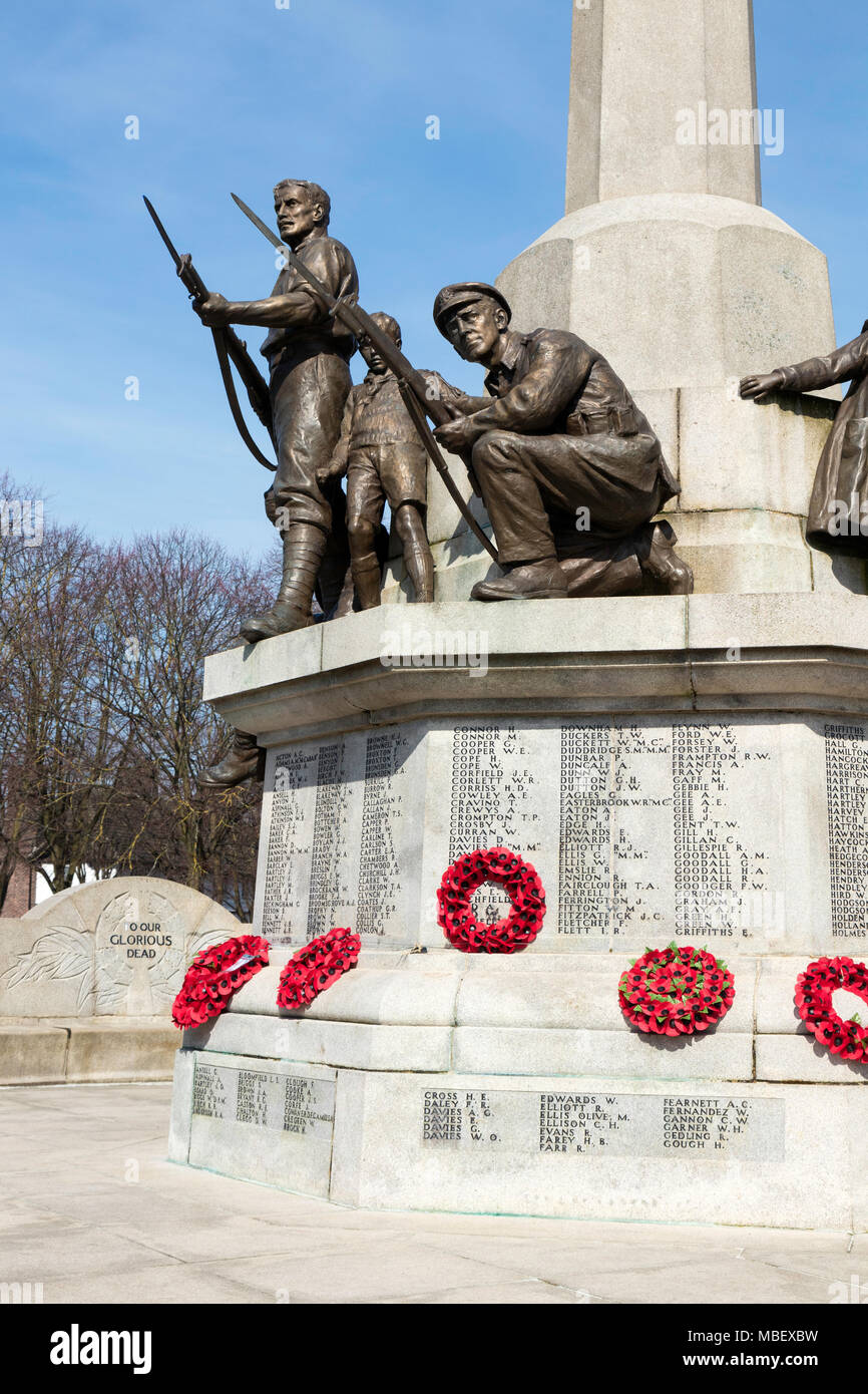 he Port Sunlight War Memorial is in the model village of Port Sunlight ...