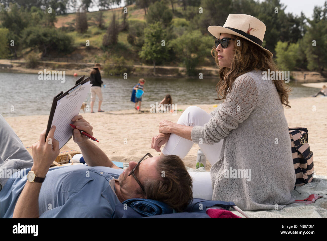 SPINNING MAN, from left: Guy Pearce, Minnie Driver, 2018. ph: Michael ...