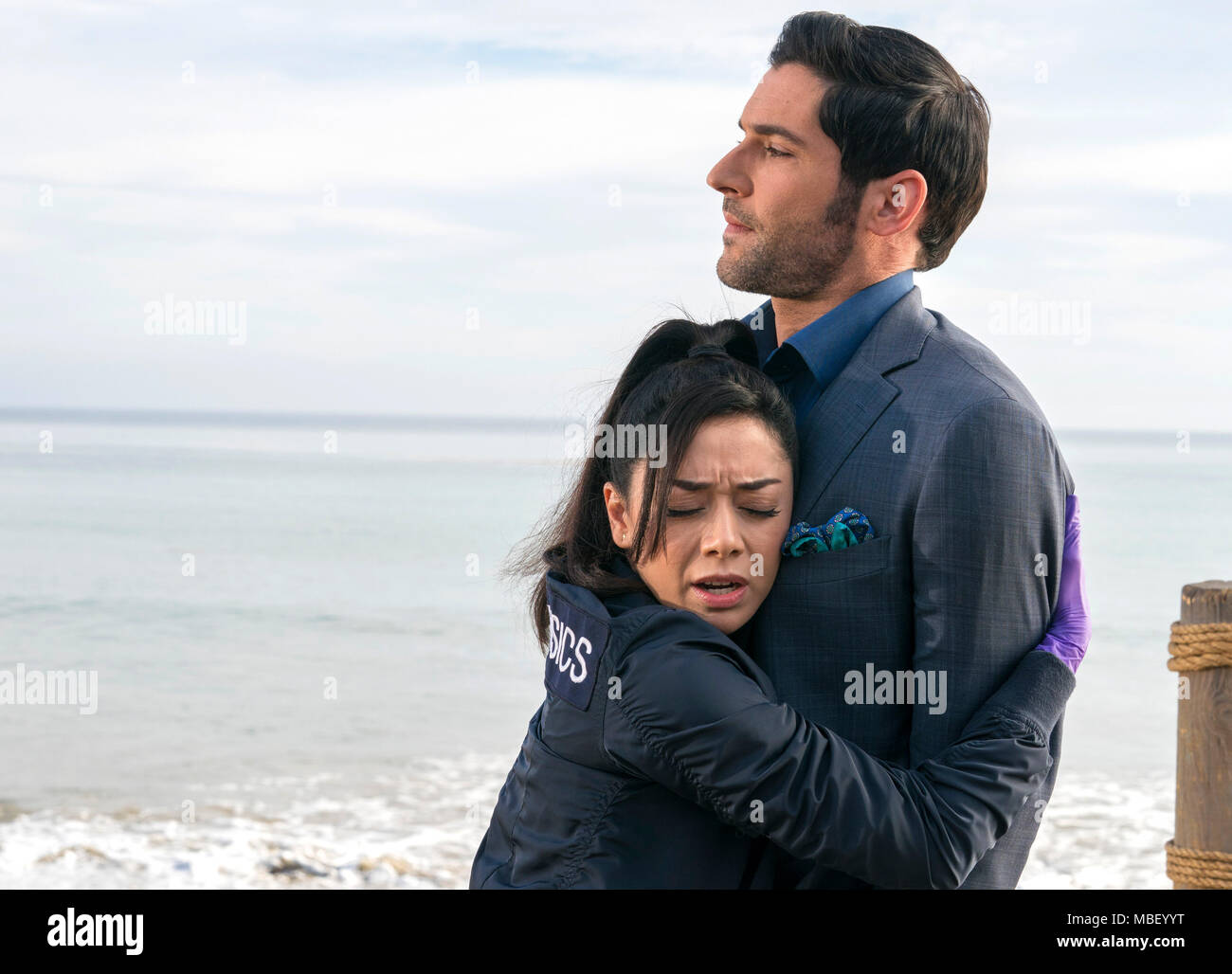 LUCIFER, l-r: Aimee Garcia, Tom Ellis in 'Orange Is the New Maze ...