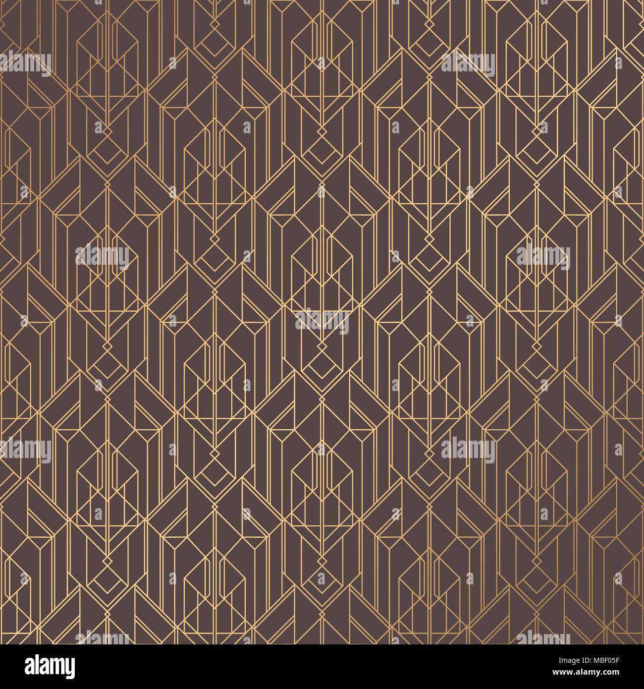 Art Deco Pattern Stock Vector Image & Art - Alamy