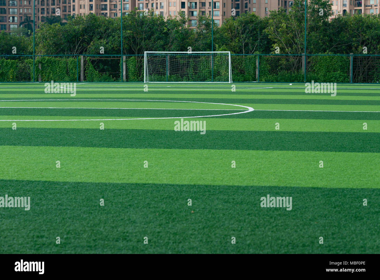 goal of an outdoor soccer field Stock Photo - Alamy