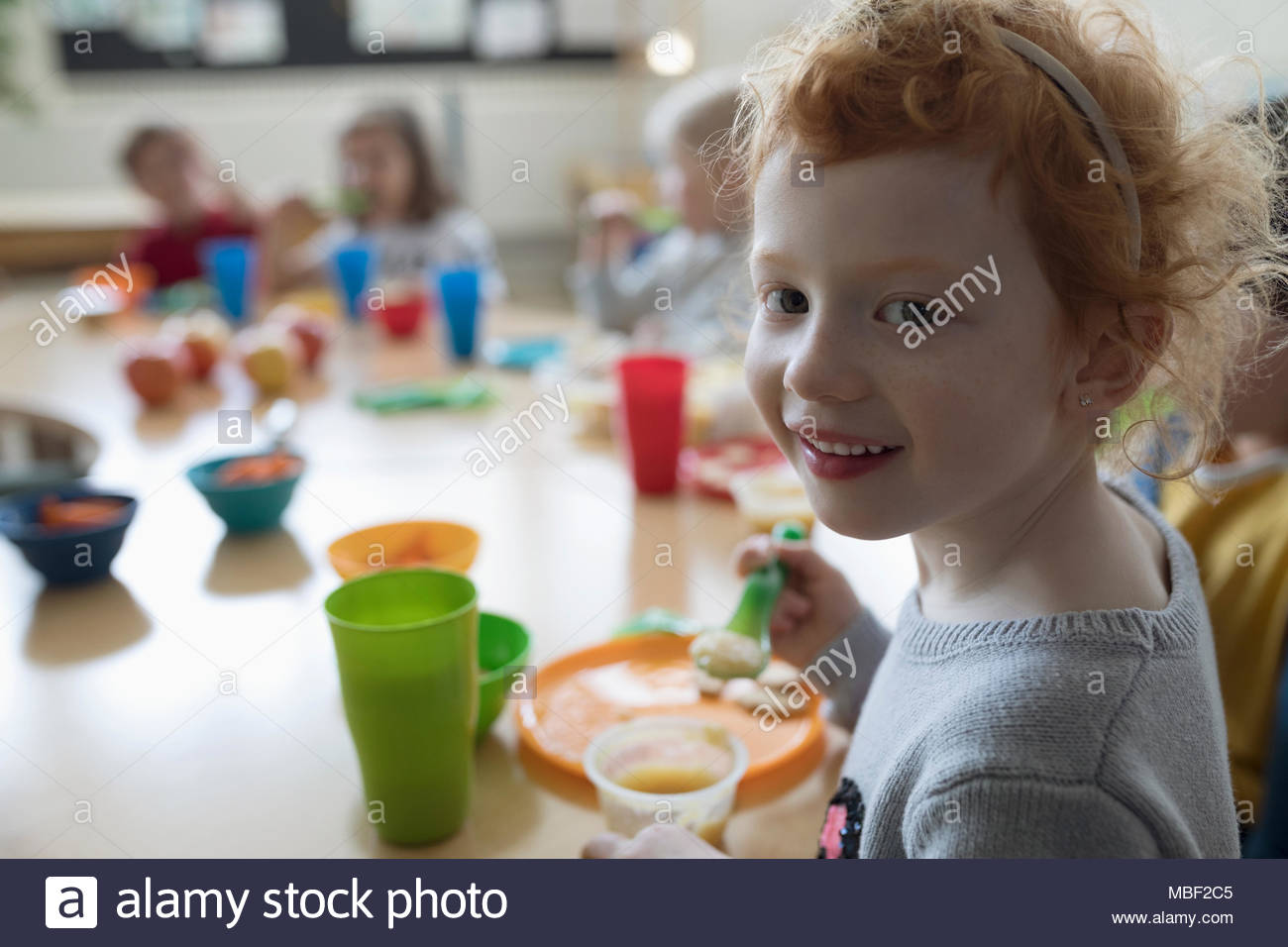 Girl over eating hi-res stock photography and images - Alamy