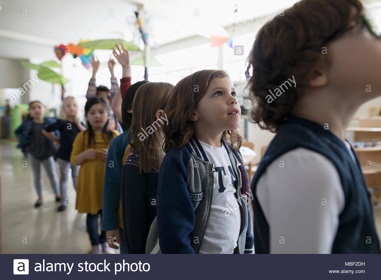 Lining up school hi-res stock photography and images - Alamy