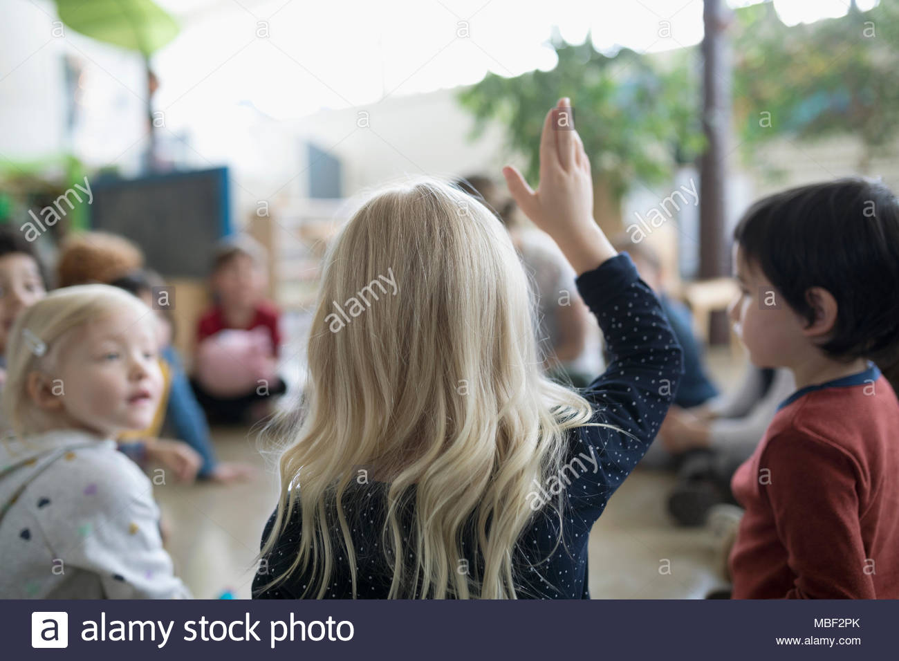Preschool classroom sitting hi-res stock photography and images - Alamy