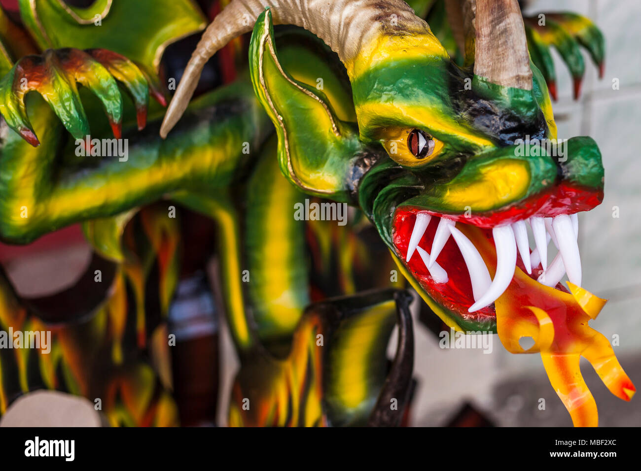 diabolic mask in Pillaro Stock Photo - Alamy