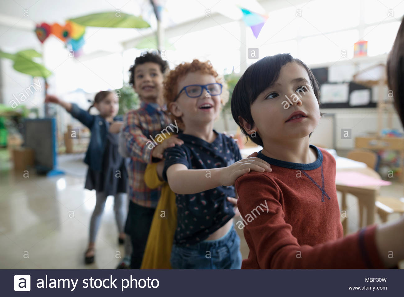 Lining up school hi-res stock photography and images - Alamy