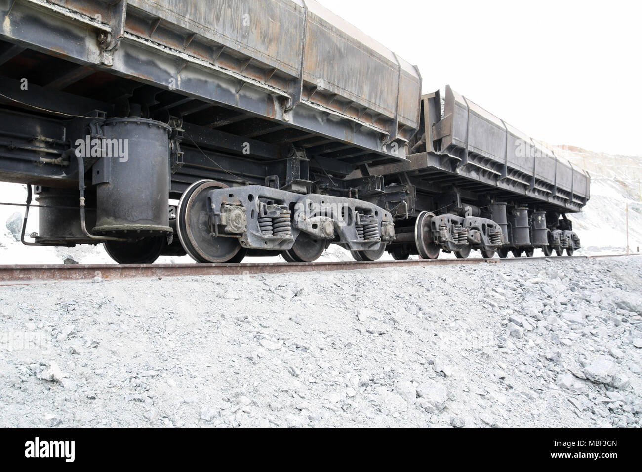 Loaded iron ore train hi-res stock photography and images - Alamy