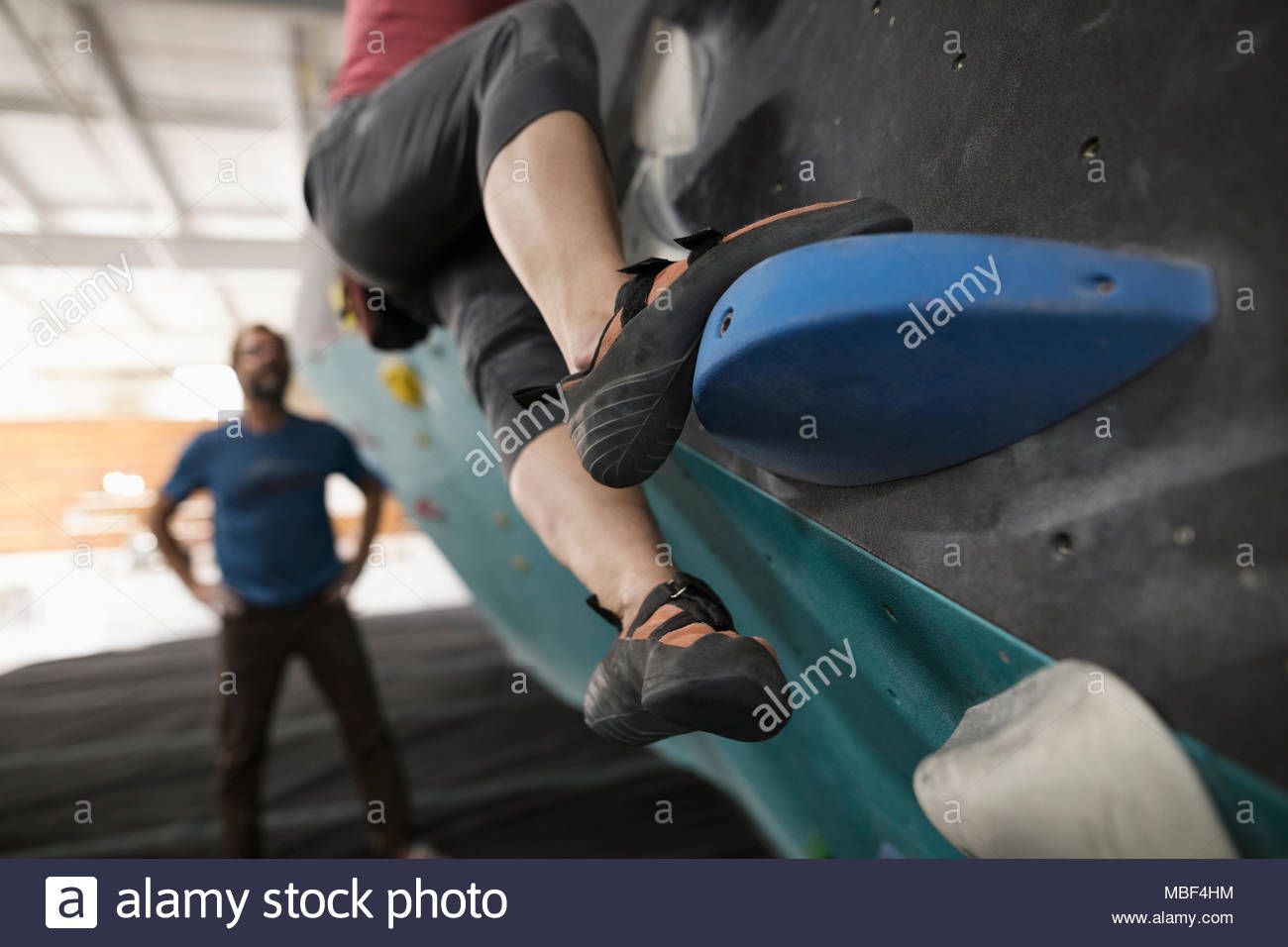 Foot stepping on rock hi-res stock photography and images - Alamy