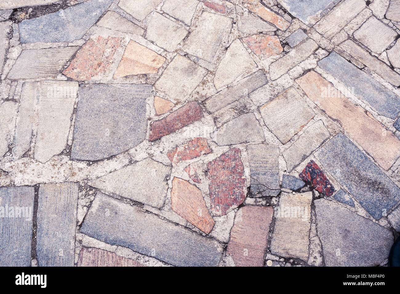 Circle pattern stone block paving hi-res stock photography and images ...