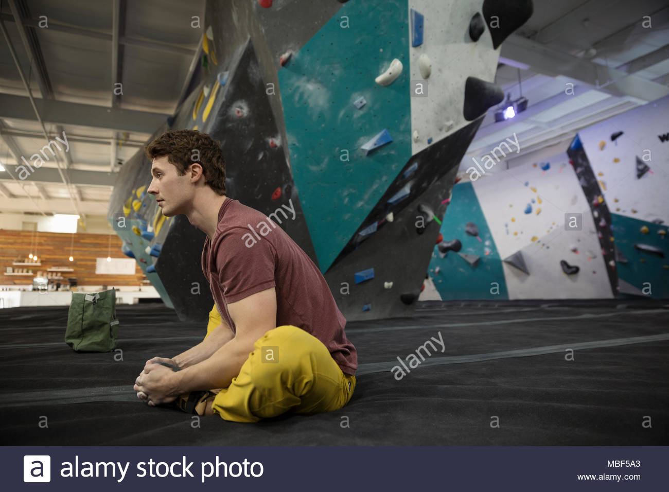 Climbing practice rock wall hi-res stock photography and images - Alamy