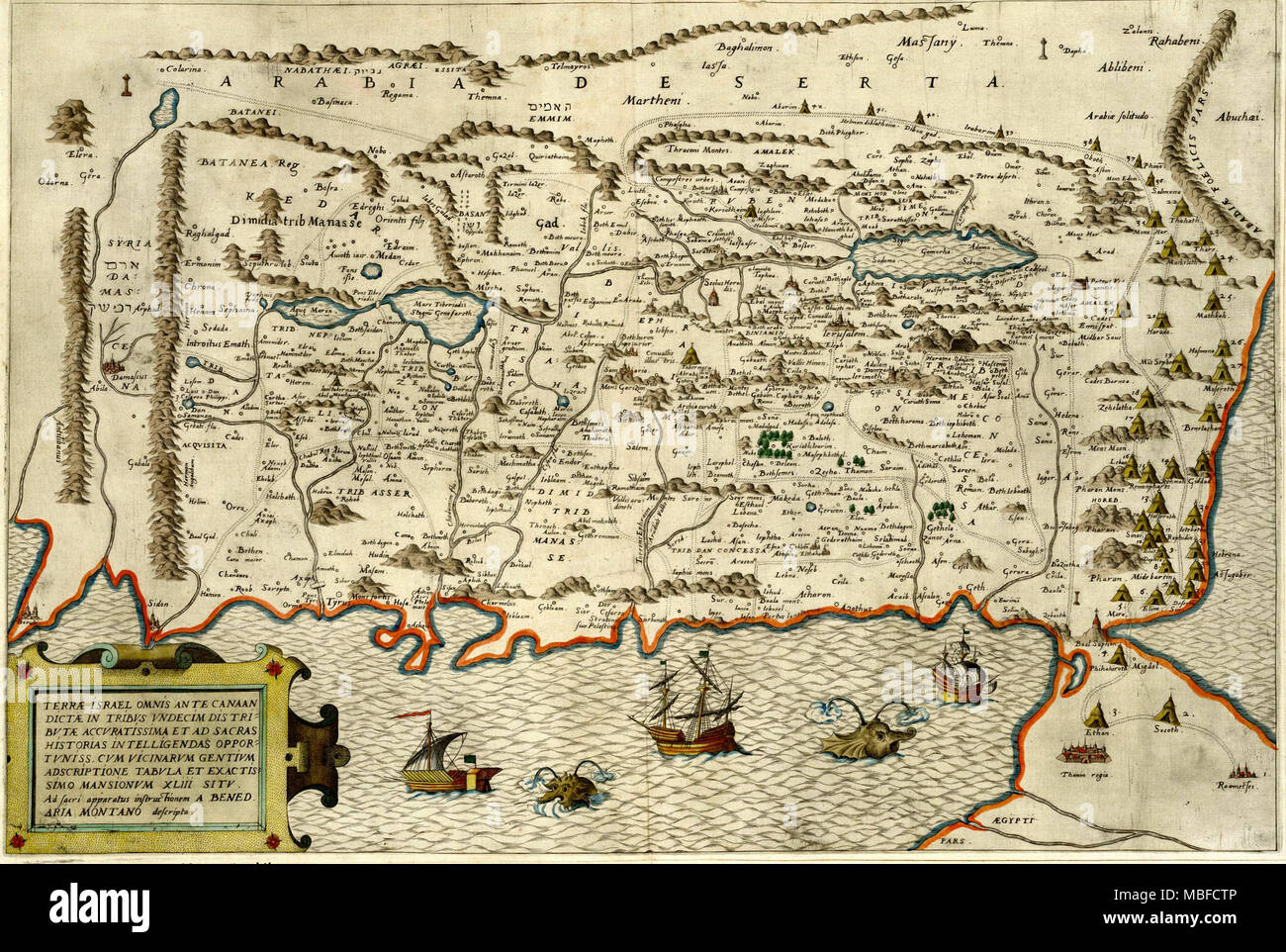 Cannan & The Land of Israel Stock Photo - Alamy