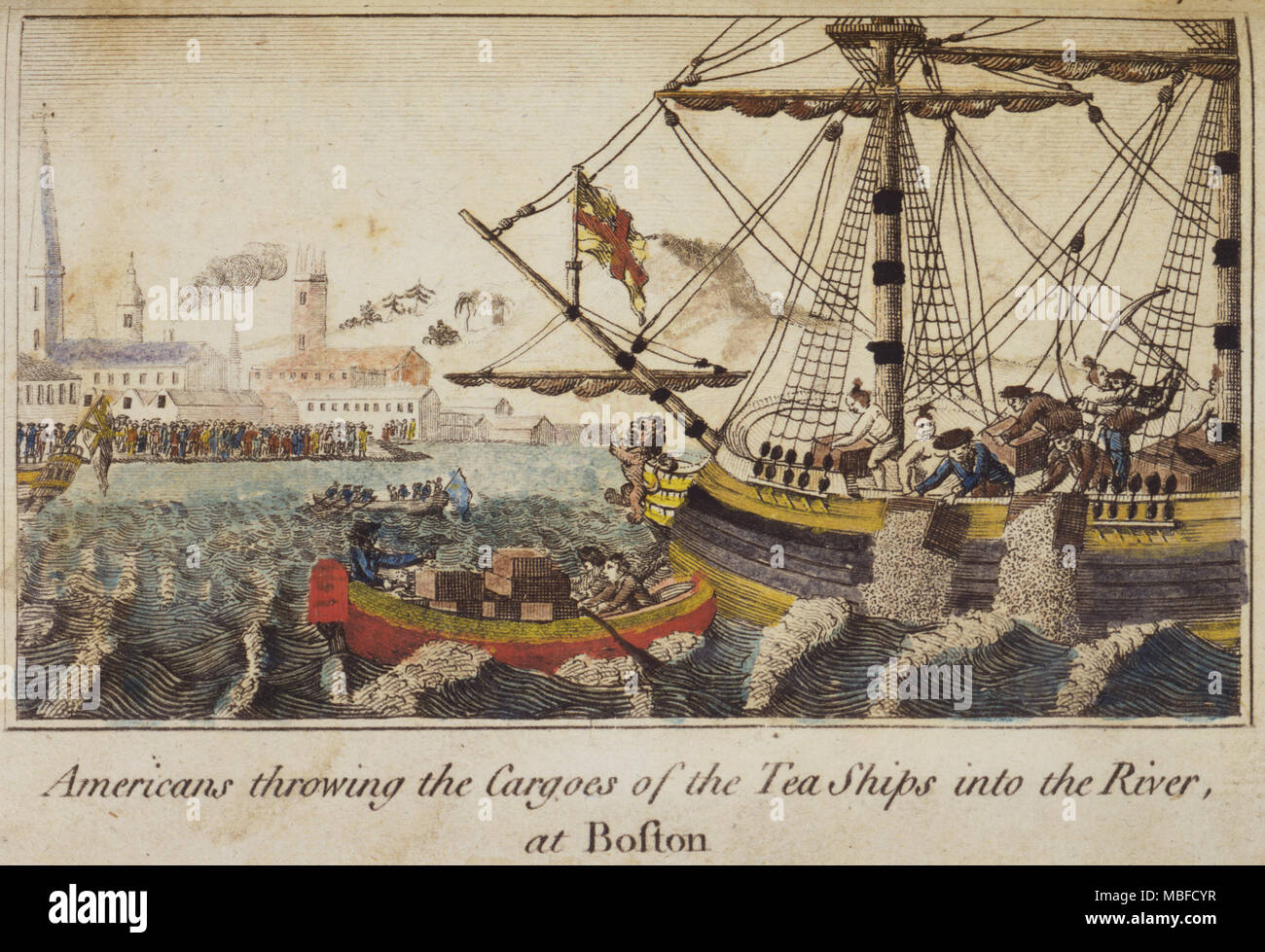 Boston Tea Party Stock Photo - Alamy
