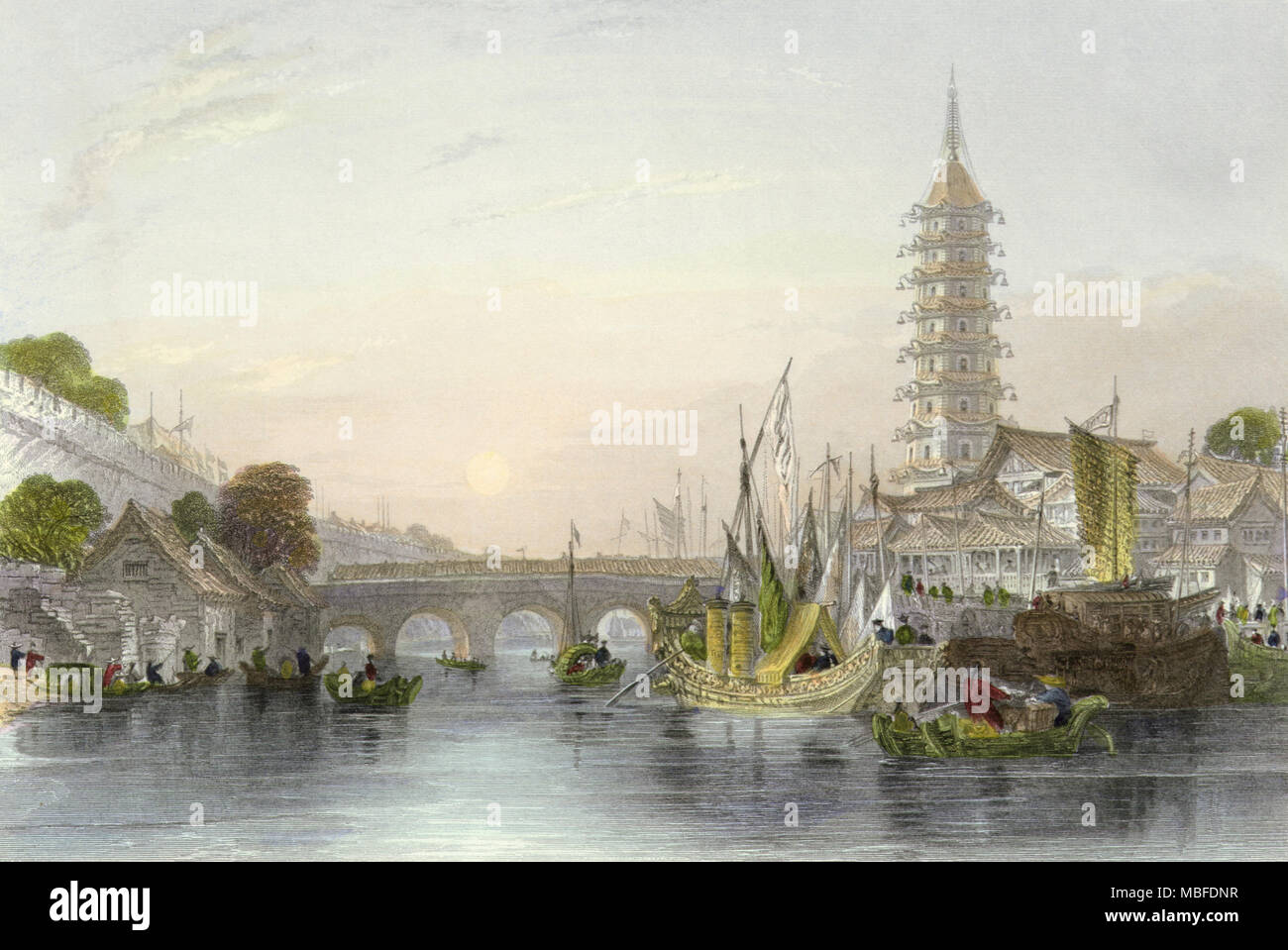Bridge of Nanking Stock Photo - Alamy