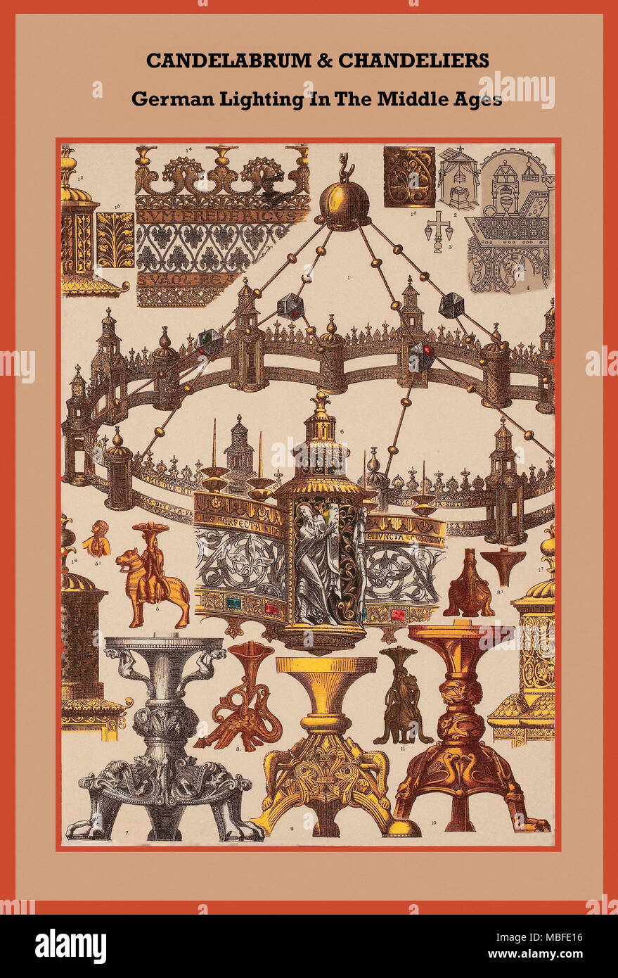 German Lighting in the Middle Ages Stock Photo - Alamy