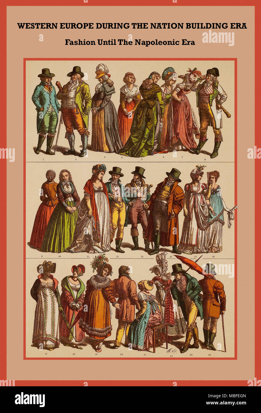 Western Europe 1815 to 1840 the awakening of style Stock Photo - Alamy