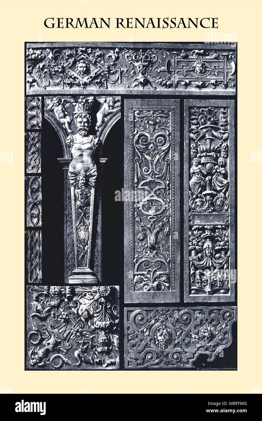German renaissance ornament hi-res stock photography and images - Alamy