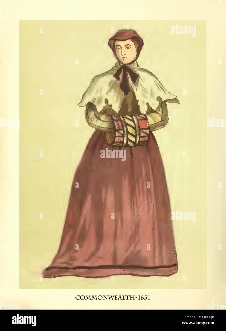 Fashion in the Commonwealth Period Stock Photo - Alamy