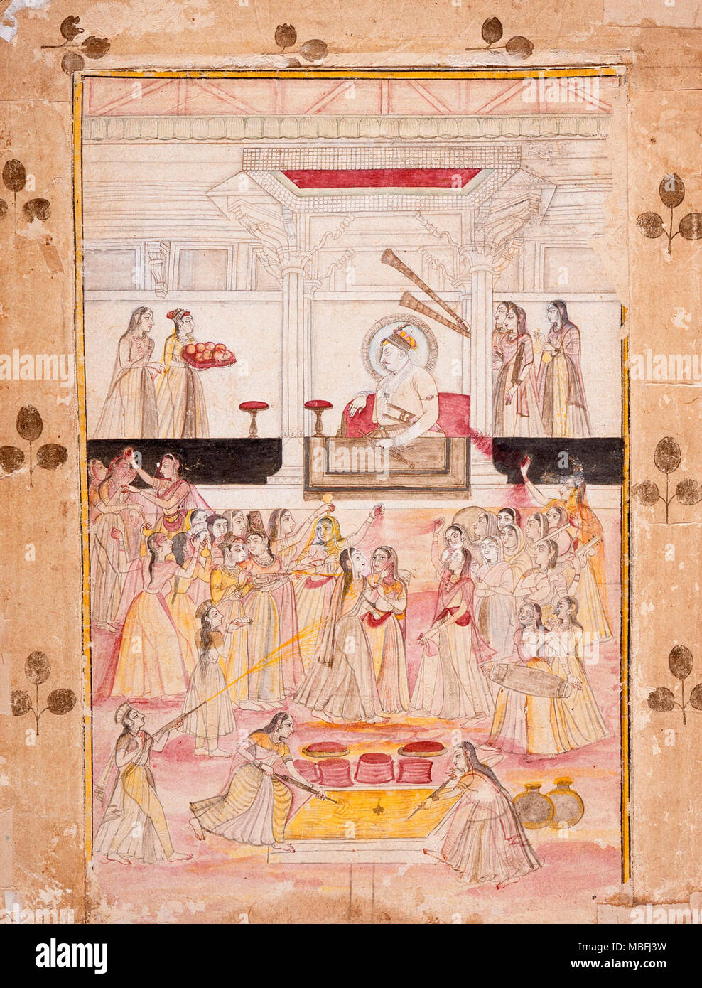 Emperor Muhammad Shah Presides Over Celebrations Stock Photo - Alamy