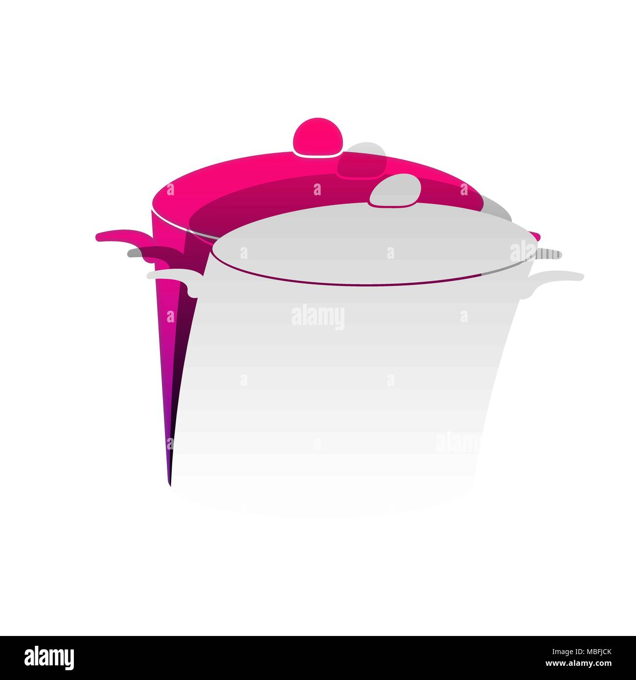 Pan sign. Vector. Detachable paper with shadow at underlying layer with ...