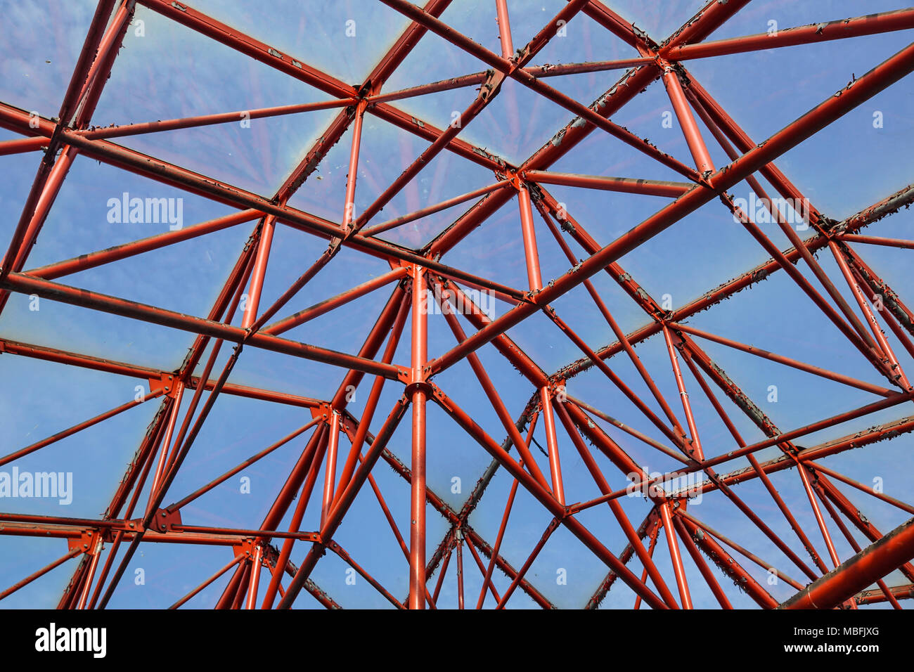 Abstract metal structure Stock Photo - Alamy