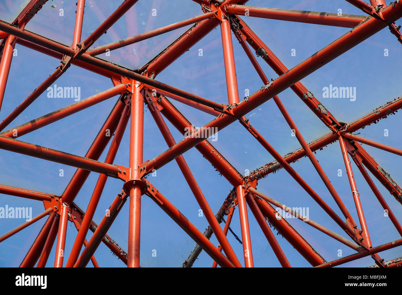 Abstract metal structure Stock Photo - Alamy