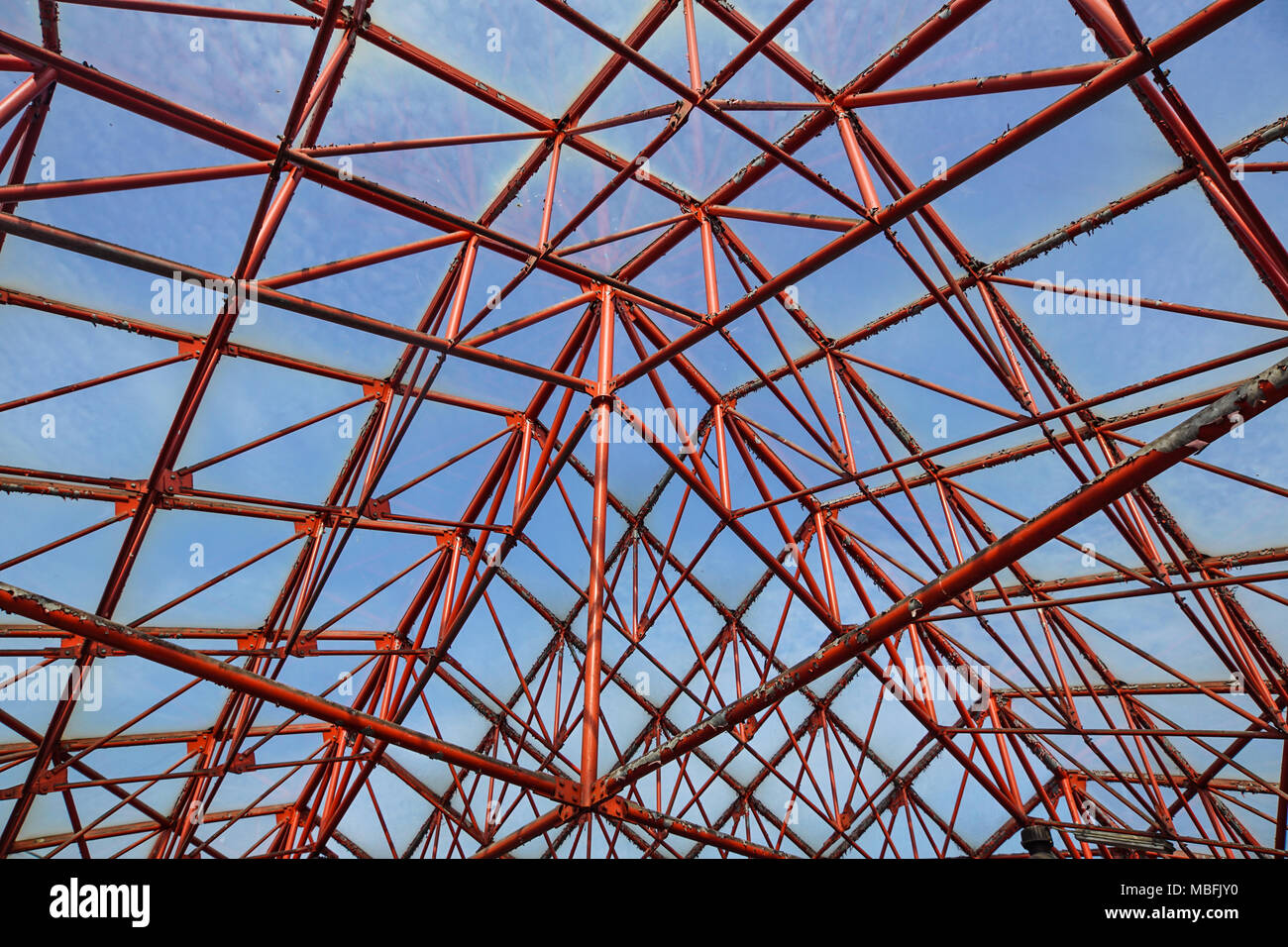 Abstract metal structure Stock Photo - Alamy