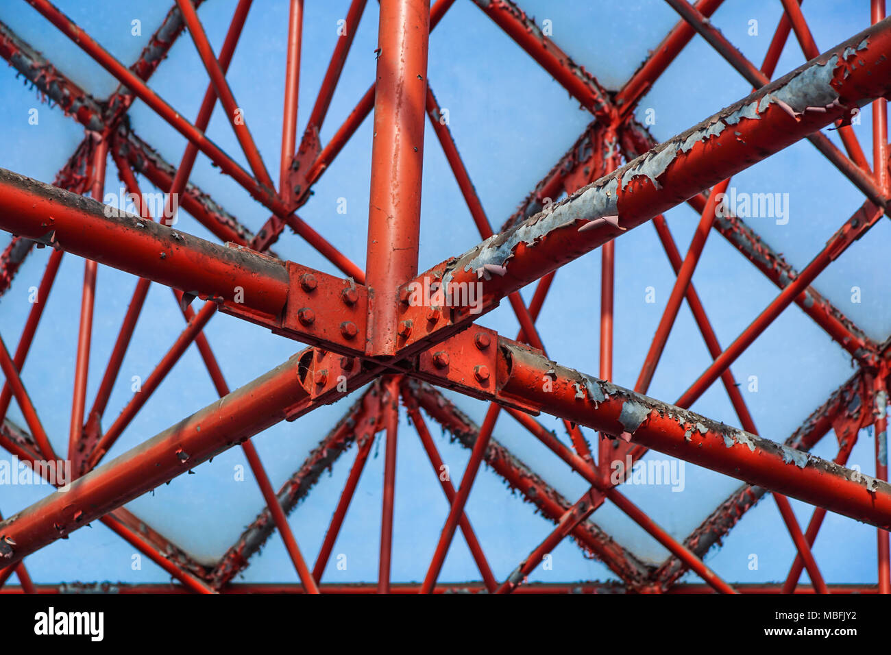 Abstract metal structure Stock Photo - Alamy