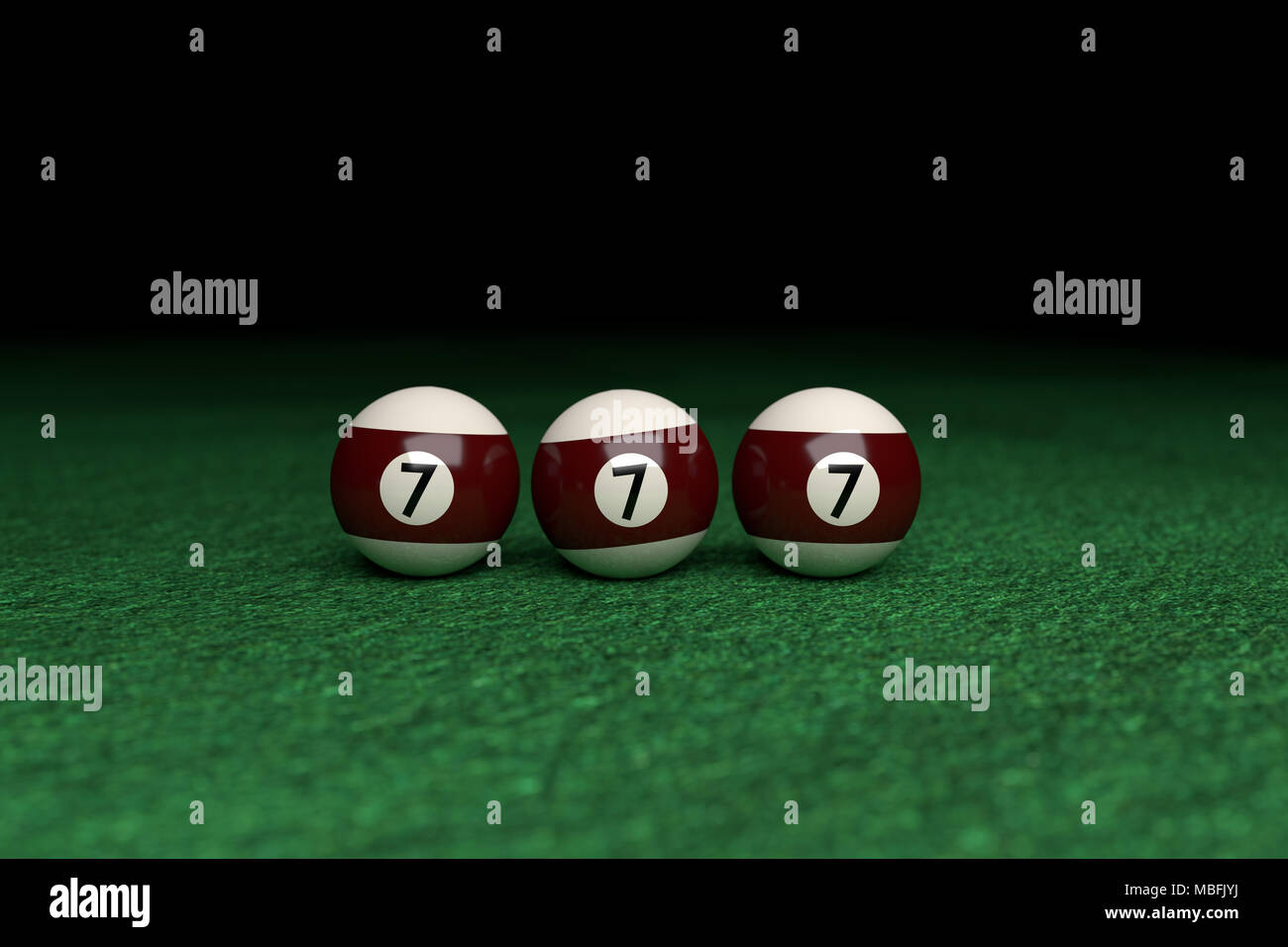 7 billiard balls hi-res stock photography and images - Alamy